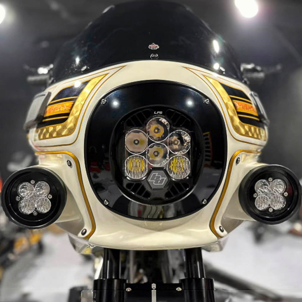 A10 Moto JD Customs Persuit Pod Squadron Mount Pair Combo Kit