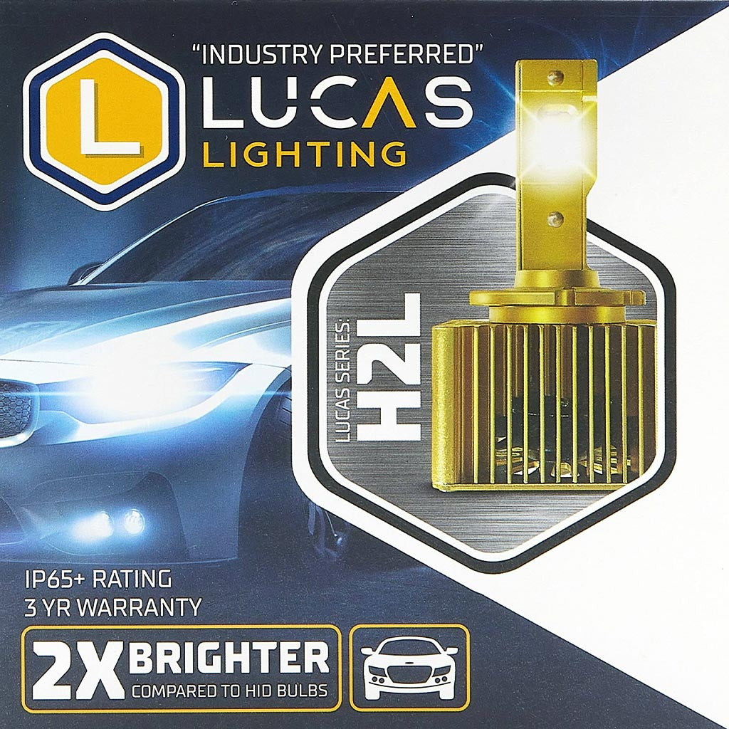 Lucas Lighting H2L Series HID to LED Headlight Kit Pair – A10 Moto