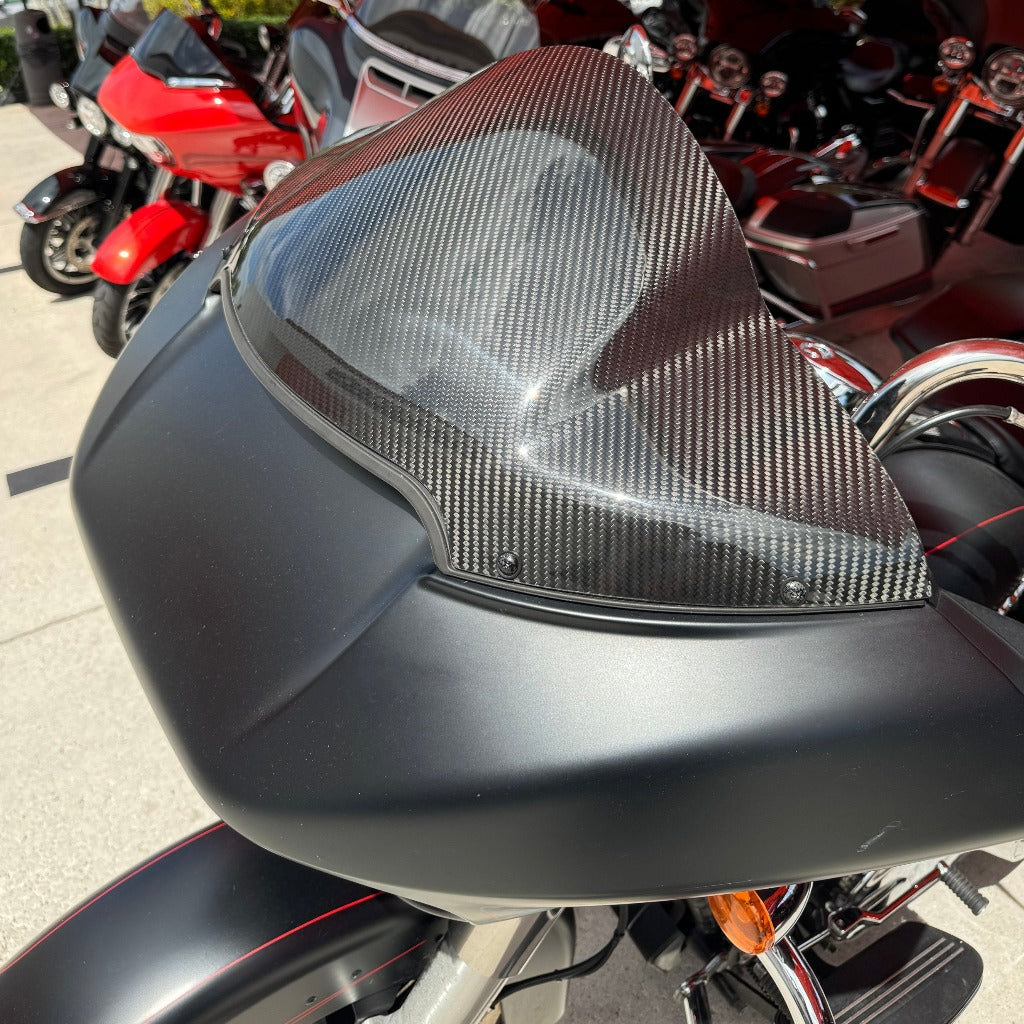 Carbon Visionary Carbon Fiber Road Glide King Of The Windshield – A10 Moto