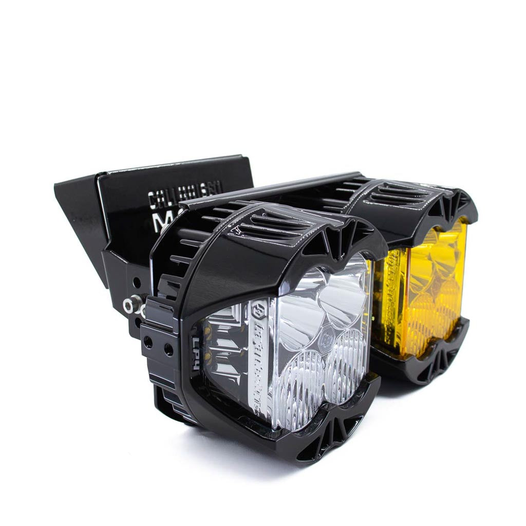 A10 Moto 08-17 Dyna Fat Bob DUAL LP4 Lighting Combo Kit For Memphis Sh